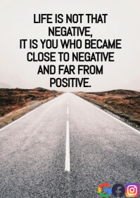 Negative Template | PosterMyWall