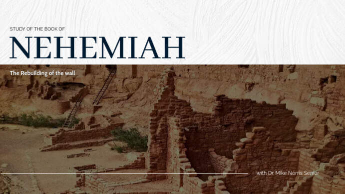 Nehemiah book series church flyer Template | PosterMyWall