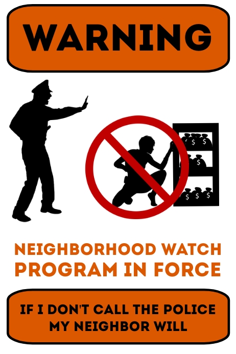 Copy of Neighborhood watch poster | PosterMyWall