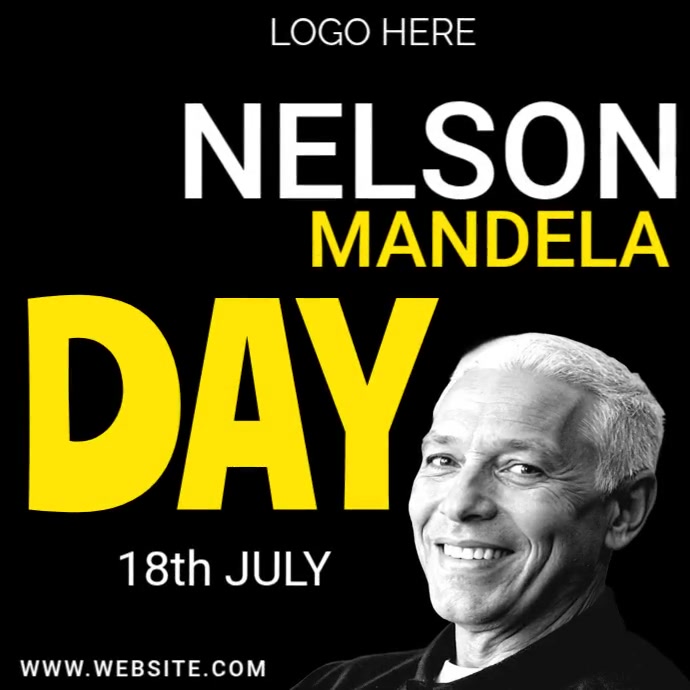Nelosn Mandela day Template | PosterMyWall