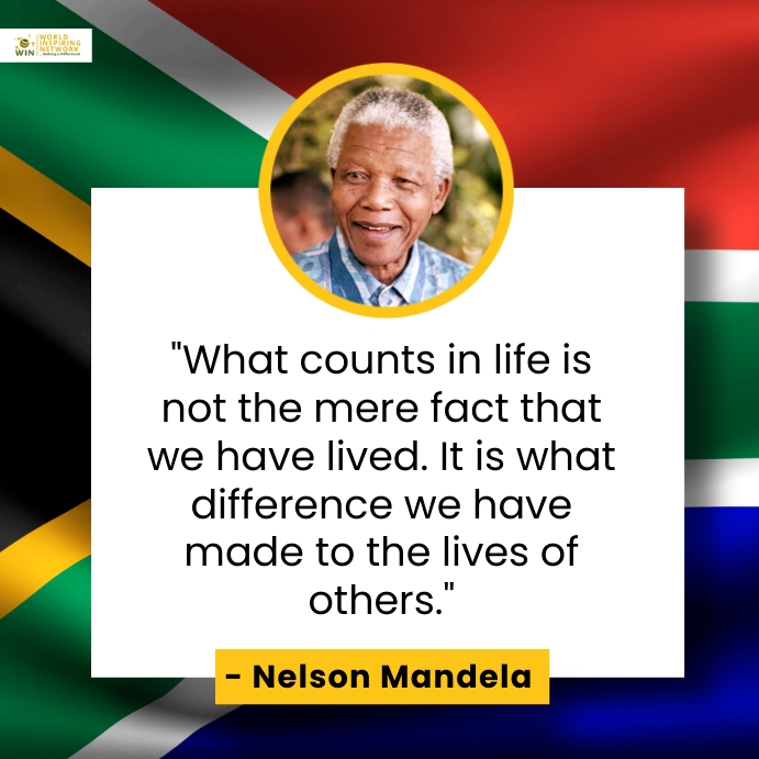 Nelson Madela Day Quote Poster Template | PosterMyWall