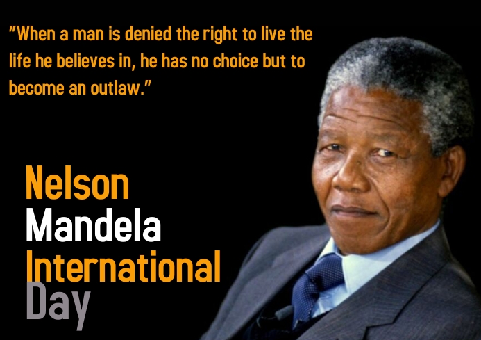Nelson mandela day 2 Template | PosterMyWall