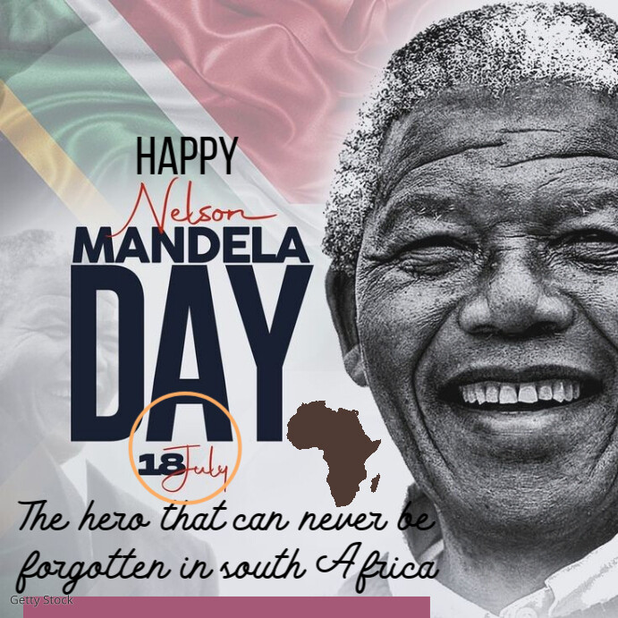 Nelson Mandela day Template | PosterMyWall