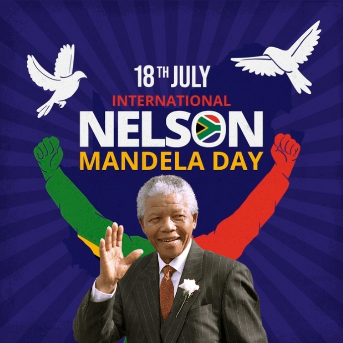 Nelson Mandela Day Template | PosterMyWall