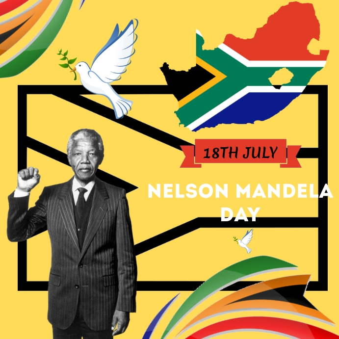 Nelson Mandela Day Template | PosterMyWall