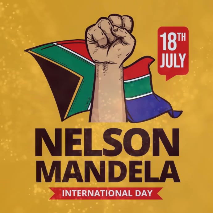 Nelson Mandela day graphic design Template | PosterMyWall