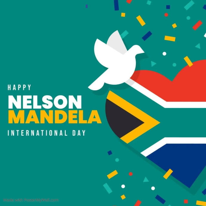 Copy of Nelson Mandela day poster design template (2) | PosterMyWall