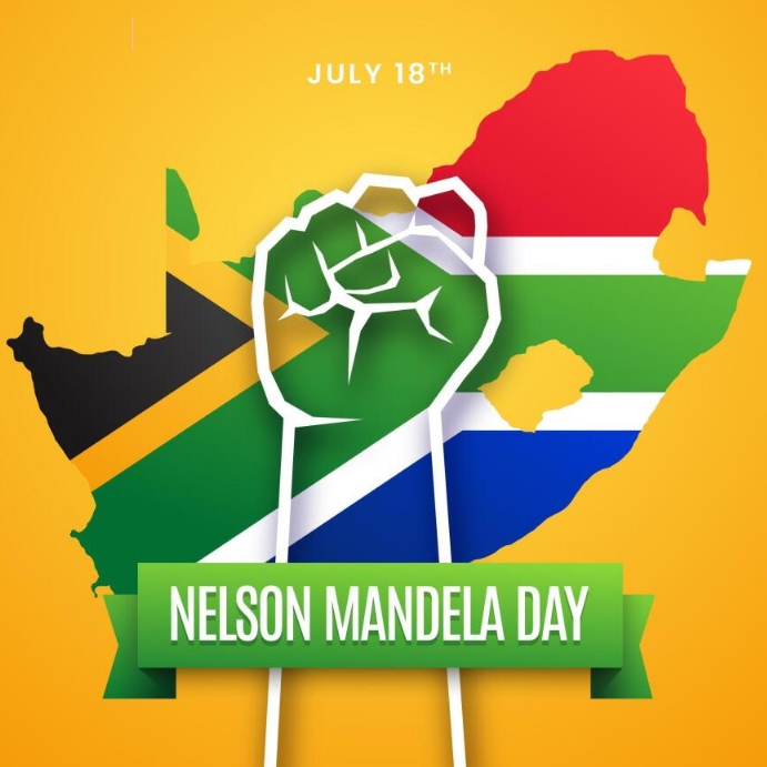 Nelson Mandela day poster design template (3) | PosterMyWall