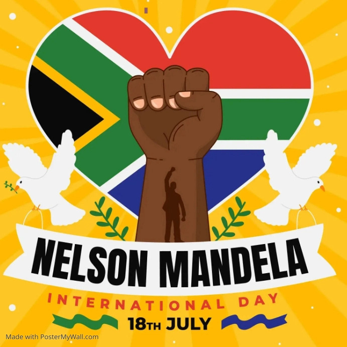 Copy of Nelson Mandela day poster design template (4) | PosterMyWall