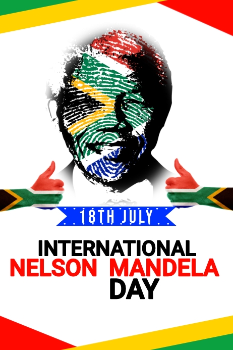 Nelson Mandela day poster Template | PosterMyWall