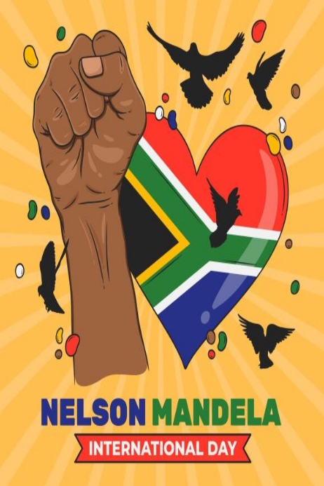 Nelson Mandela Template | PosterMyWall