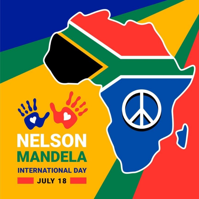 Plantilla de Nelson Mandela international day | PosterMyWall
