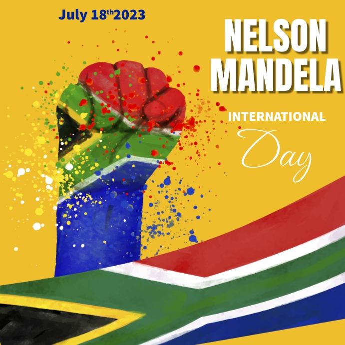 Nelson Mandela International Day Template | PosterMyWall