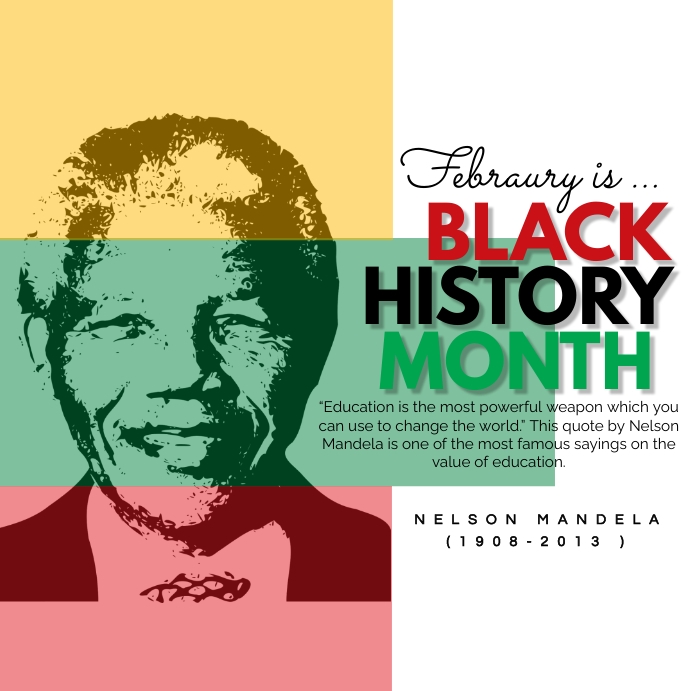 NELSON MANDELA.E Template | PosterMyWall