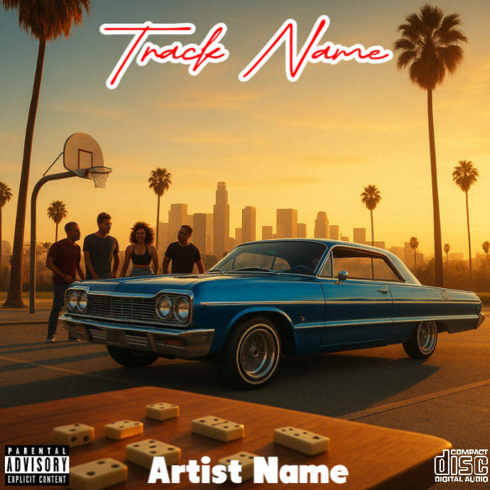 Neon Beats CD Cover Template | PosterMyWall