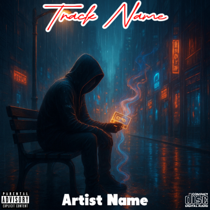 Neon Beats CD Cover Template | PosterMyWall