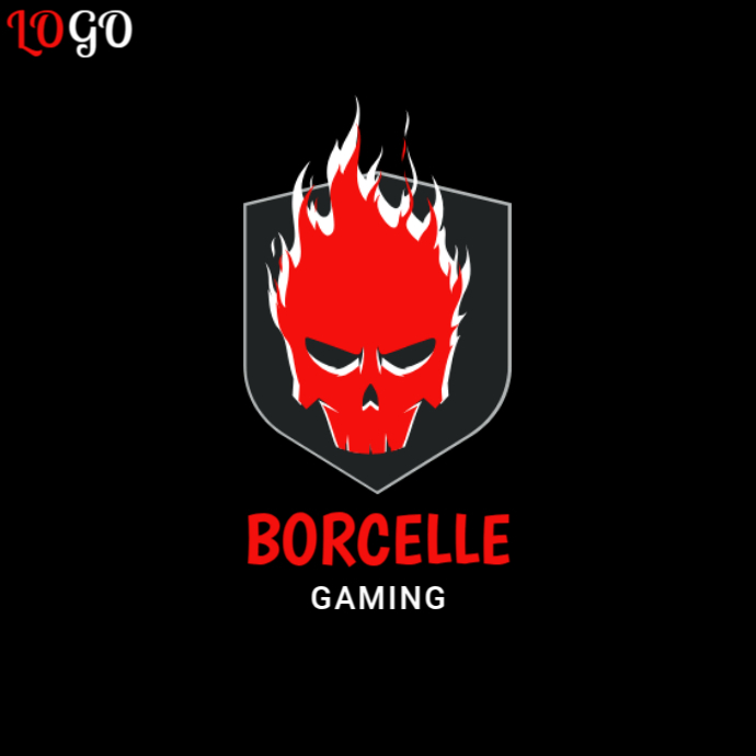 Neon Borcelle Gaming Logo Template | PosterMyWall