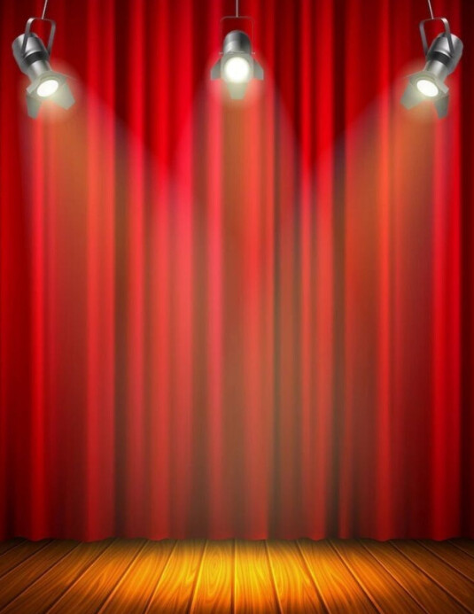 Neon Center Stage Spotlight Flyer (us Letter) Template | PosterMyWall