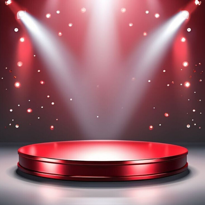 Neon Center Stage Spotlight Instagram Post templaat | PosterMyWall