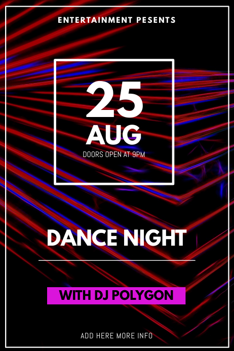 Copy of Neon Club Party flyer Template | PosterMyWall