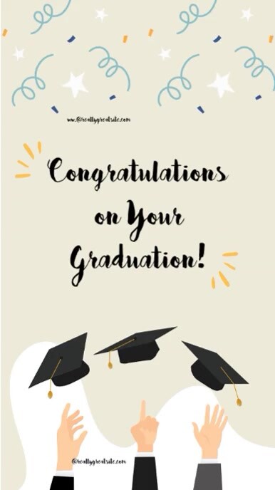 Neon Congratulations On Your Graduation Instagram Reel Template ...