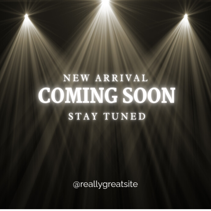 Neon Dark Spotlight Coming Soon Poster – New Arrival Product Teaser ...