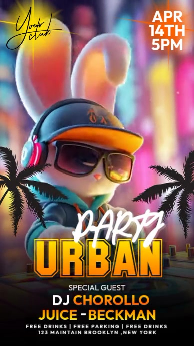 Plantilla de Neon Dj Party Instagram Story | PosterMyWall