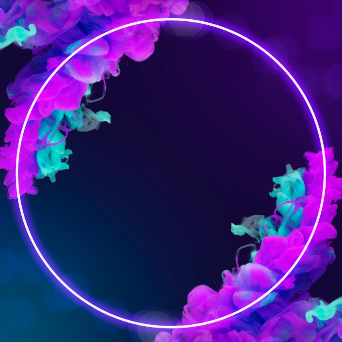 Neon frame design background Template | PosterMyWall