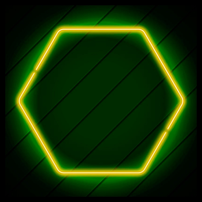 Neon frame template | PosterMyWall