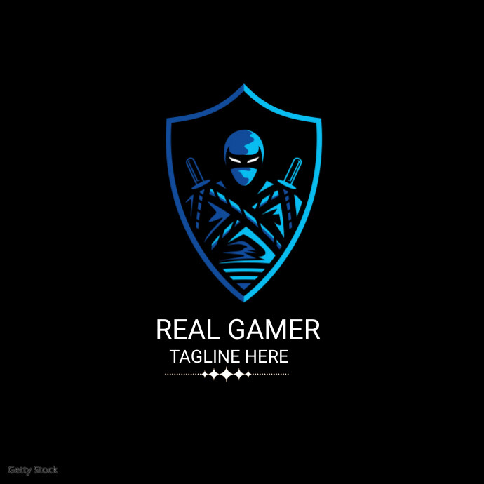 Plantilla de Neon gaming logo | PosterMyWall