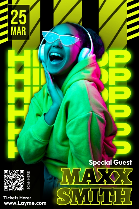 Copy of Neon Green Party Poster | PosterMyWall