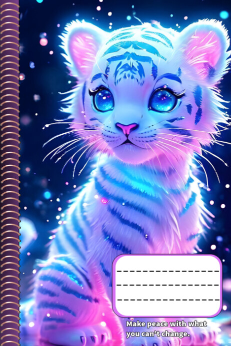 Szablon Neon Hardcover Notebook Journal Kindle Paperback Poster ...