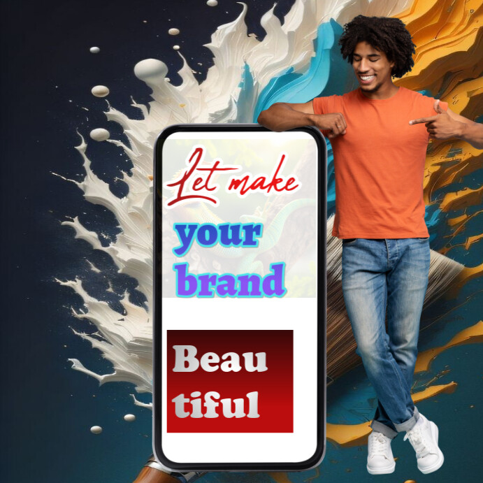 Neon Instagram post Template | PosterMyWall