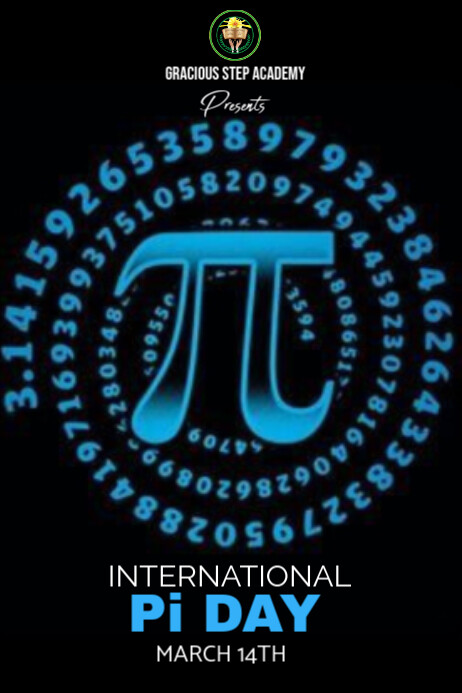 Copy of Neon International Pi Day Poster | PosterMyWall
