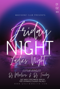 Free bar night flyer advertisement Template | PosterMyWall