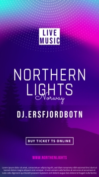 Northern Lights Party Template | PosterMyWall