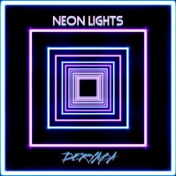 Purple Neon Lights Video Album Cover Template | PosterMyWall