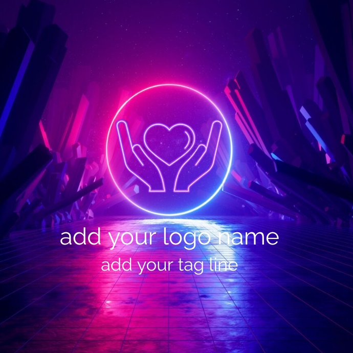 Neon logo, Health logo neon Template | PosterMyWall