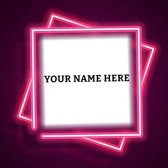 Neon logo Template | PosterMyWall