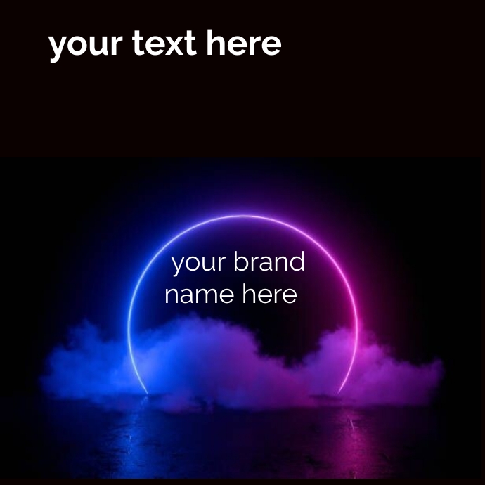 Neon logo Template | PosterMyWall