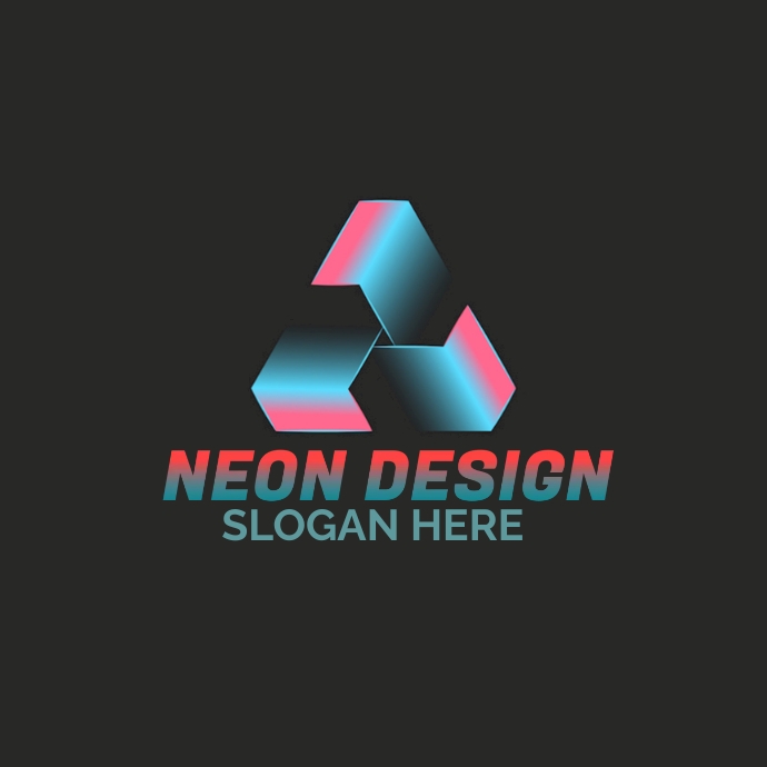 NEON LOGO Template | PosterMyWall