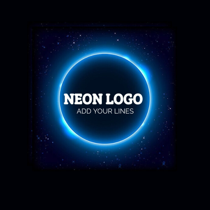 neon logo Template | PosterMyWall