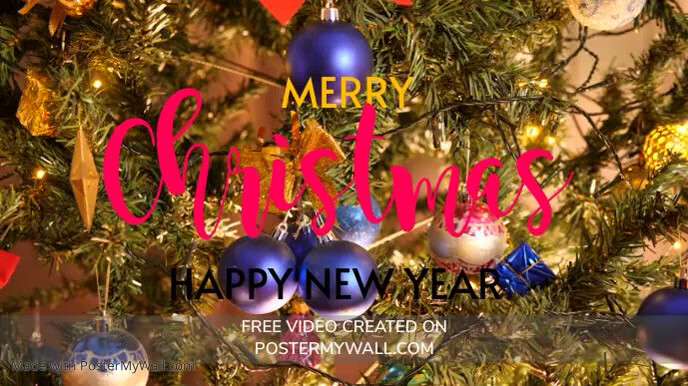 Copy of Neon Merry Christmas Digital Display (16:9) | PosterMyWall