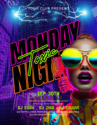 Toxic Party Night Poster Design Template | PosterMyWall