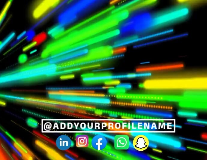 Neon Motion Graphics Flyer (us Letter) Template | PosterMyWall