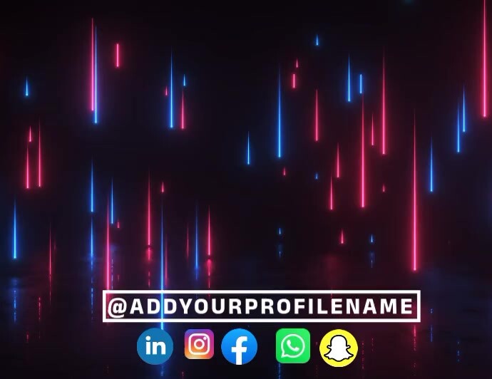 Neon Motion Graphics Flyer (us Letter) Template | PosterMyWall