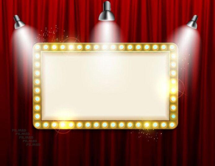 Copy of Neon Movie Poster Frame Flyer (us Letter) | PosterMyWall