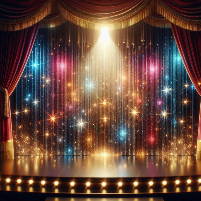 Copy of Neon Multi Colored Stage Instagram Post | PosterMyWall