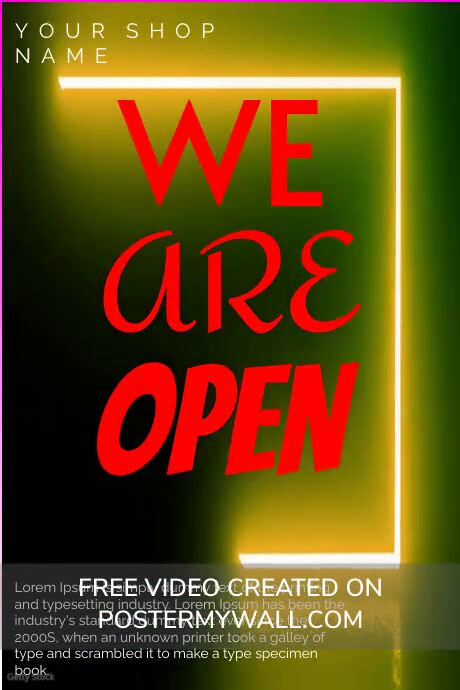 Neon Neon Poster Template | PosterMyWall