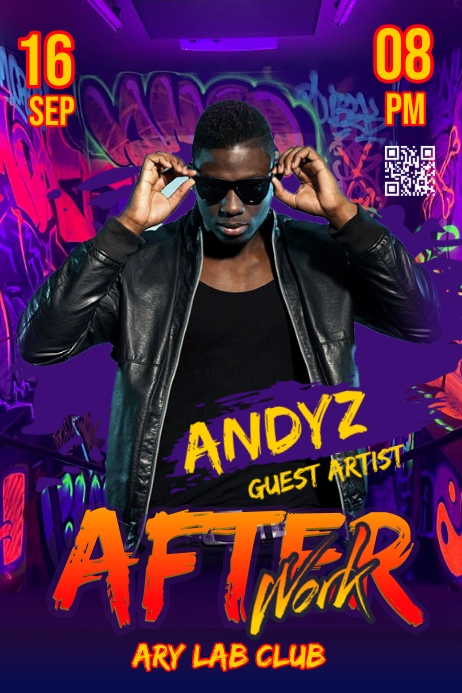 Neon Party Ads Template | PosterMyWall